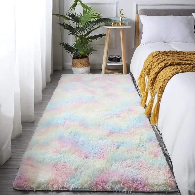 Fluffy bedside carpets – gemelli-collections