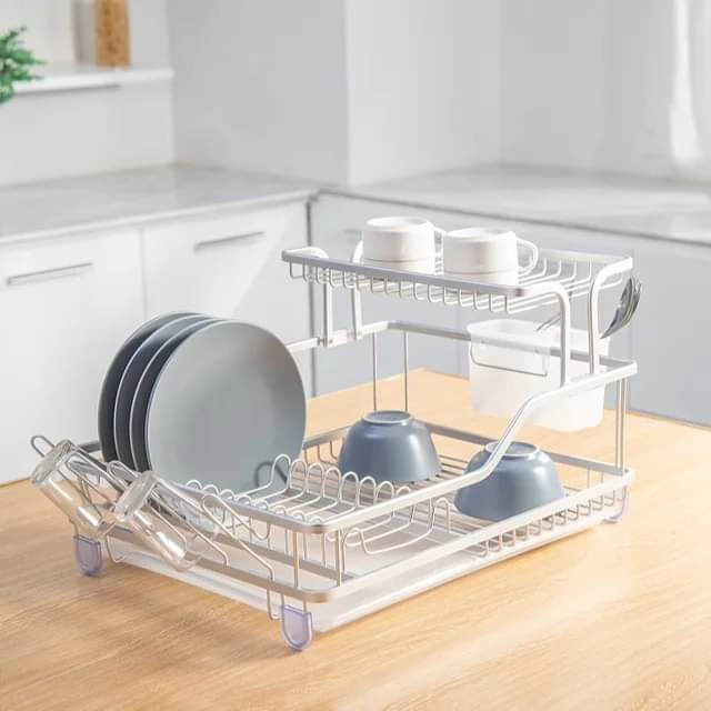 Fancy dish rack 2 tier – gemelli-collections