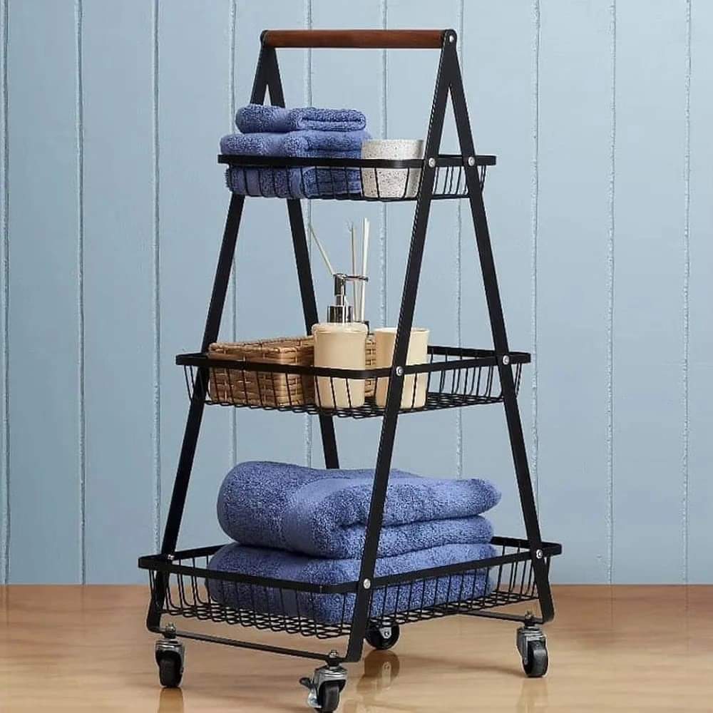 Multi Purpose 3-Tier Trolley Cart – gemelli-collections
