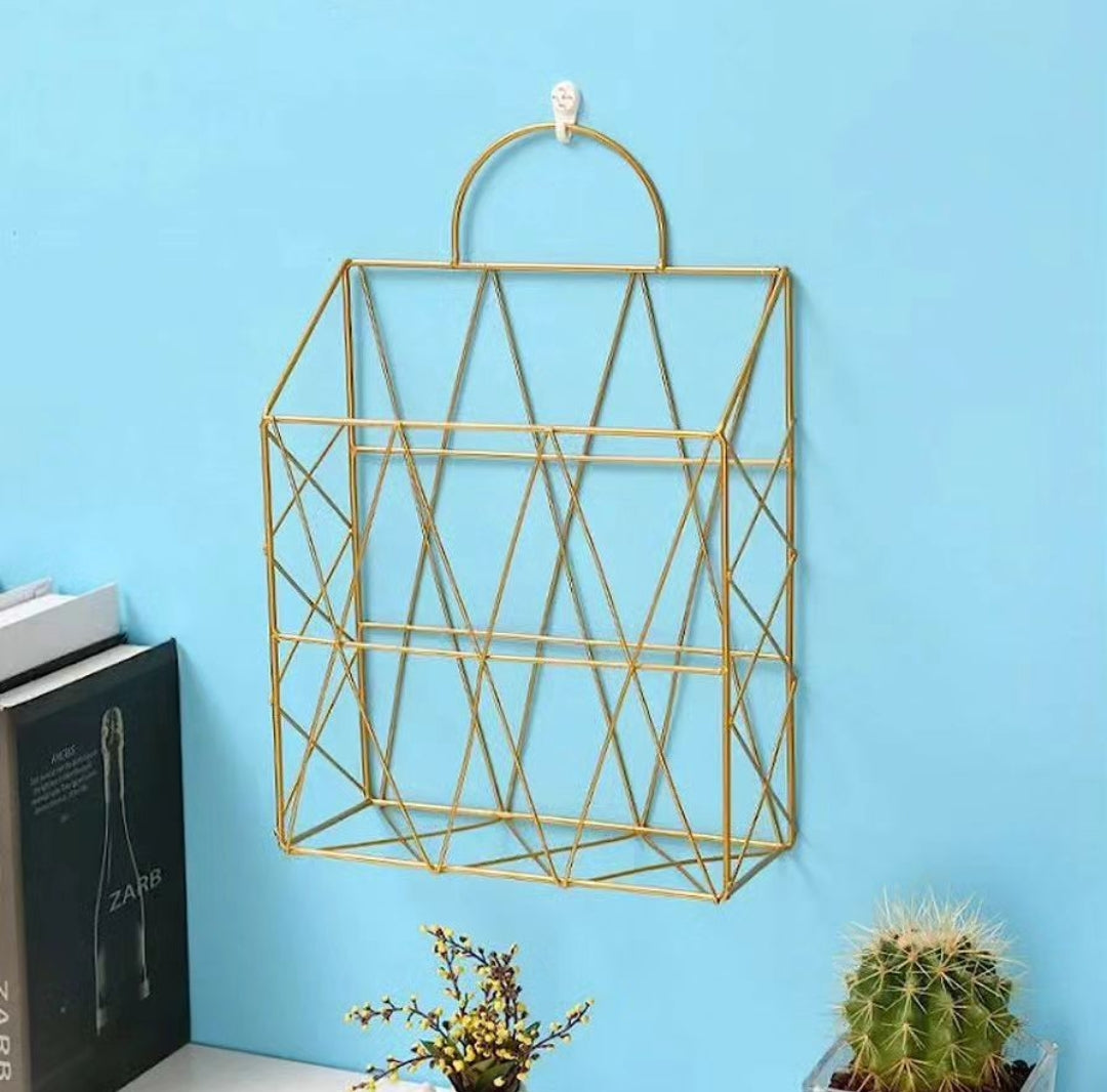 Golden magazine rack – gemelli-collections