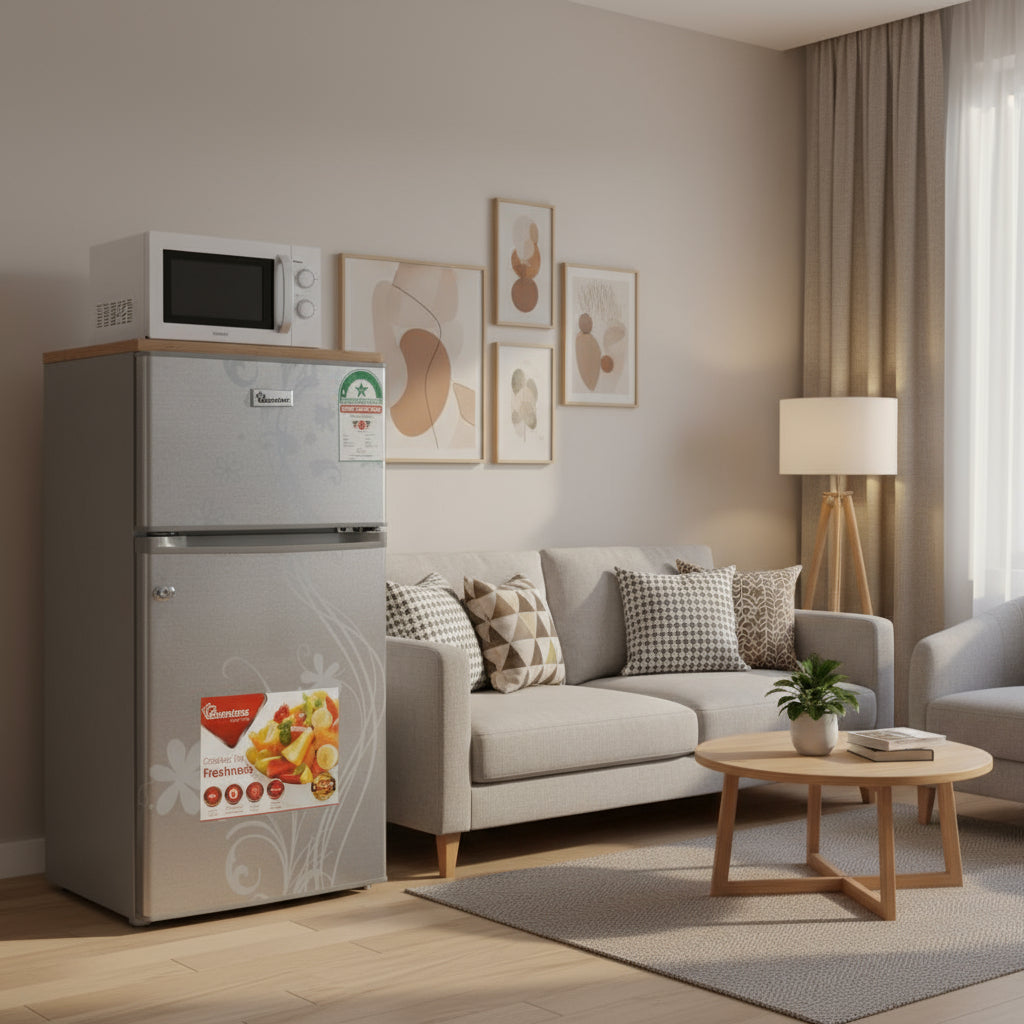 Double Door 90L Direct Cool Fridge with Adjustable Thermostat – RF/222 ...