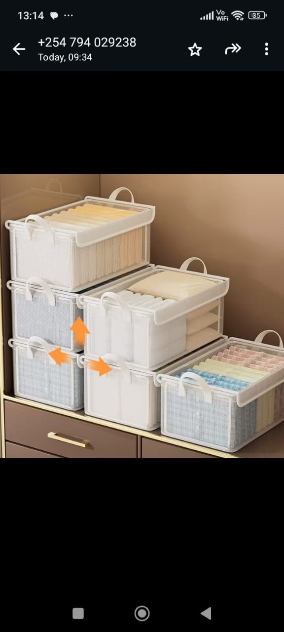 Transparent Closet Organizer – gemelli-collections