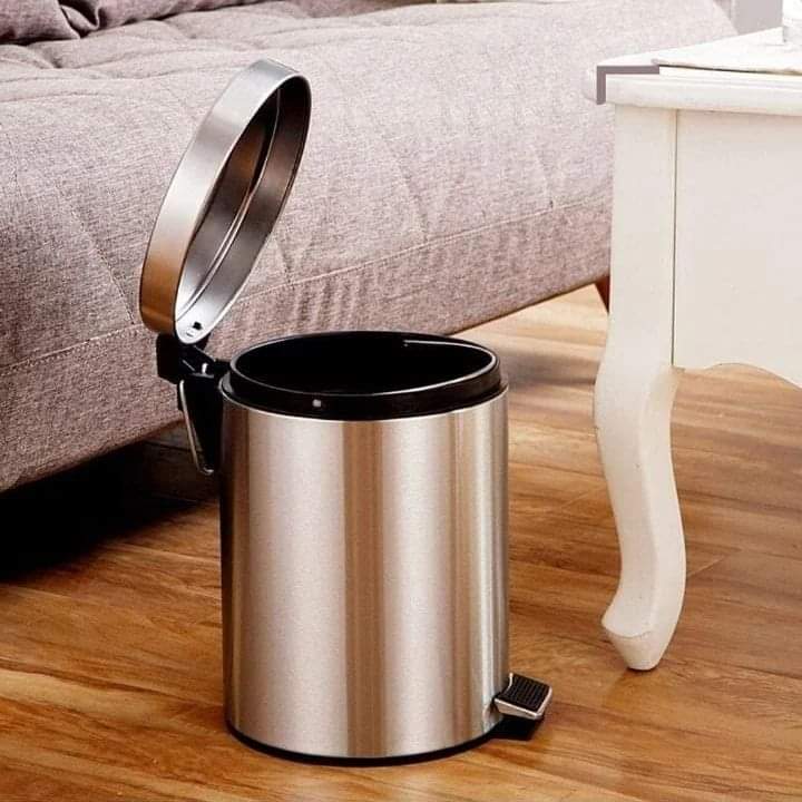 Stainless Steel Pedal Dustbin with Plastic Inner Bucket – gemelli ...