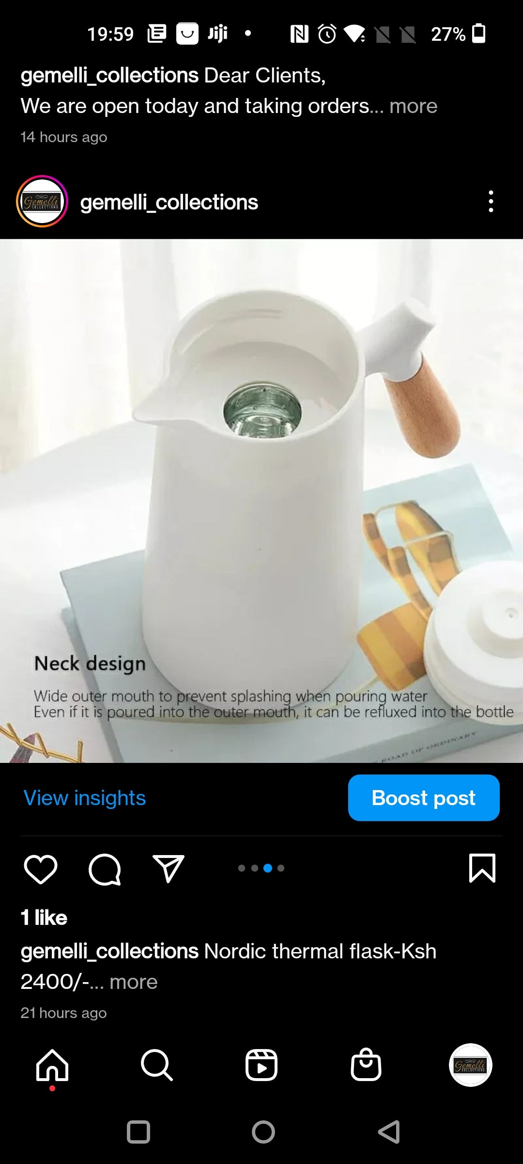 Nordic thermal flask – gemelli-collections