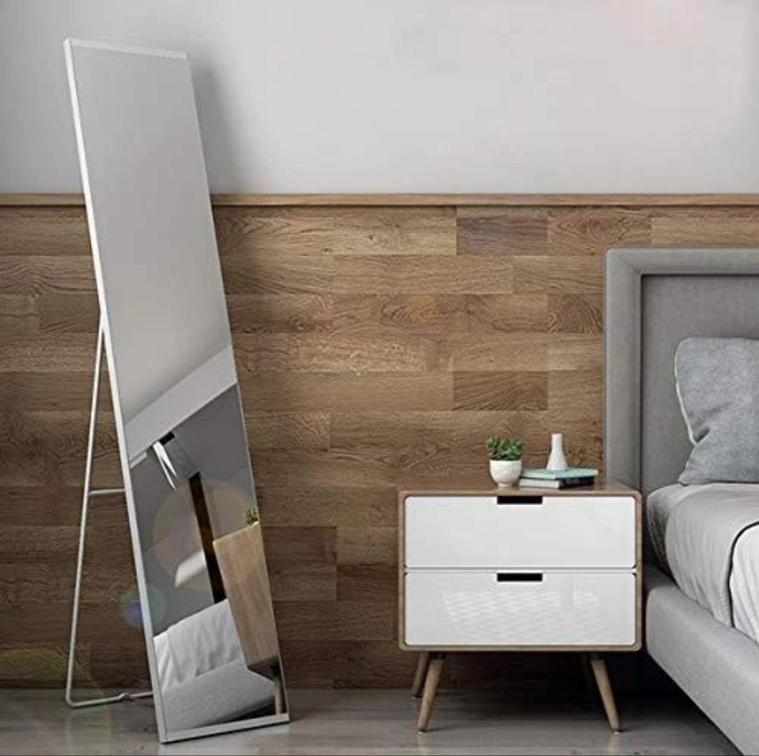 Stand alone mirror with metallic frame – gemelli-collections